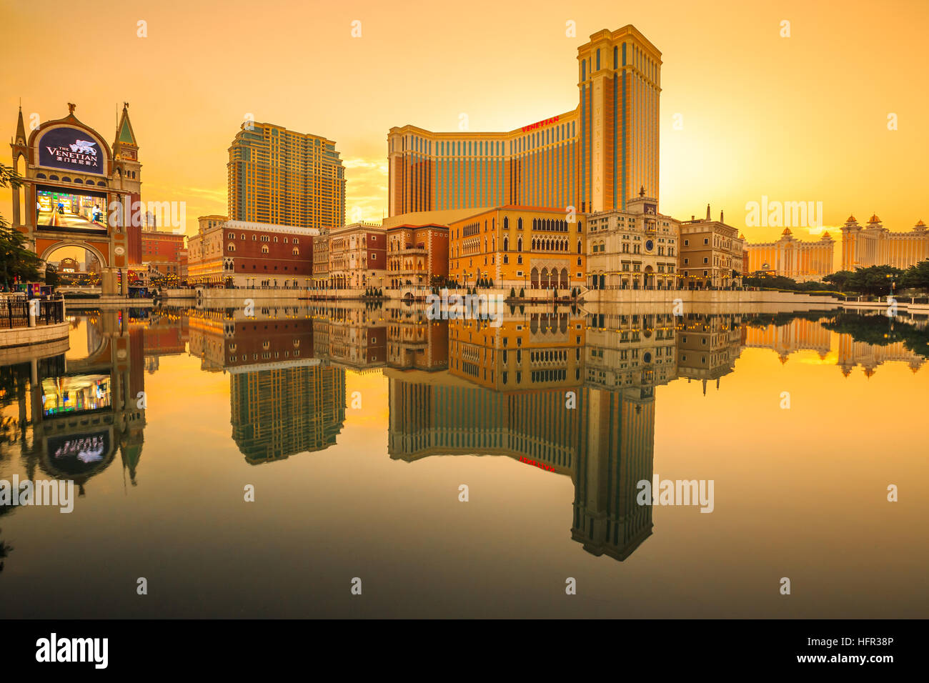 Macau, China - December 8, 2016: scenic landscape of iconic The ...