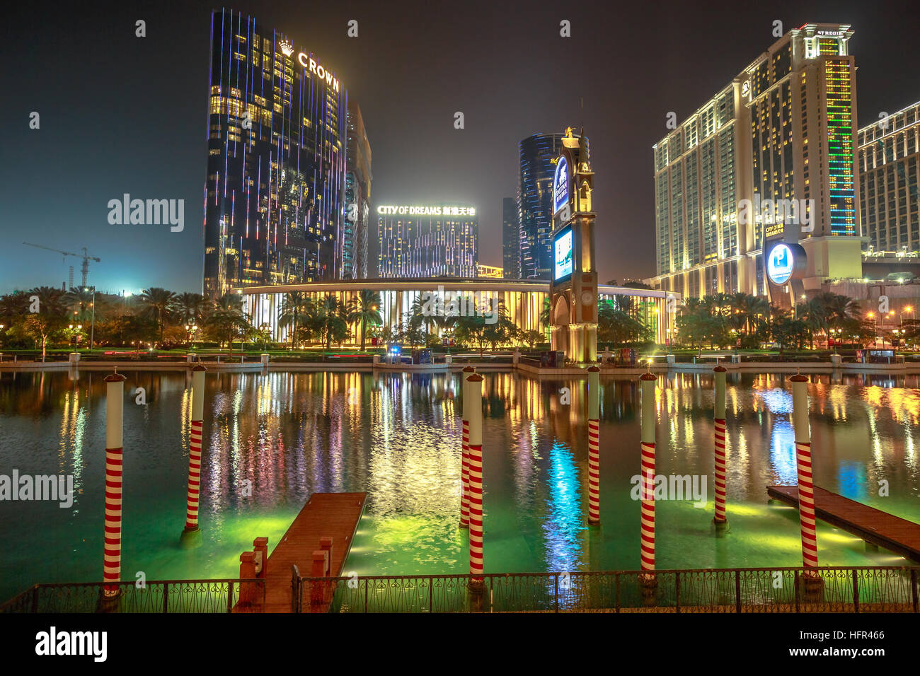 Cotai Strip by night Stock Photo - Alamy