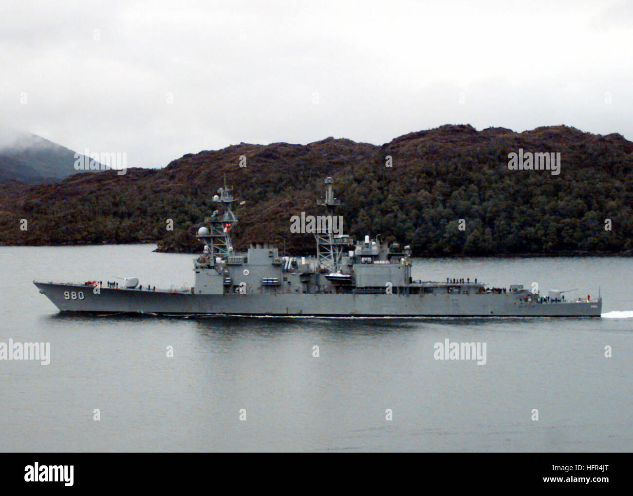 Us navys spruance class destroyer hi-res stock photography and images ...