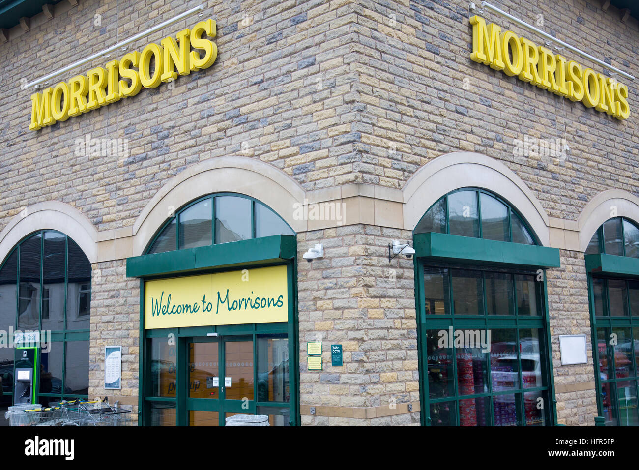 Morrisons supermarket exterior hi-res stock photography and images - Alamy
