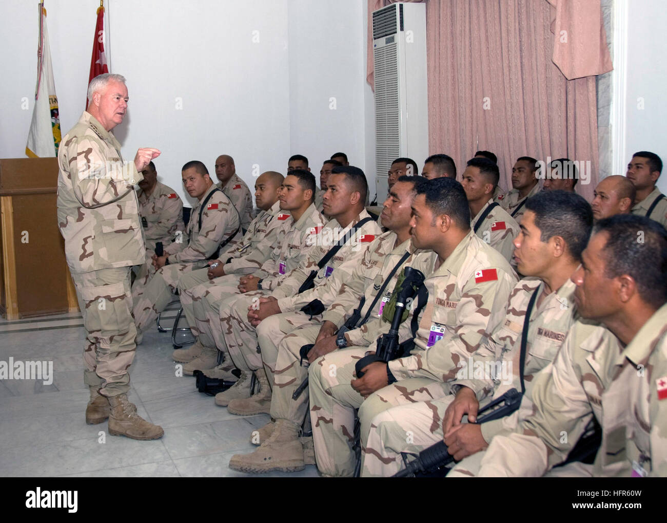 Tongan soldiers hi-res stock photography and images - Alamy