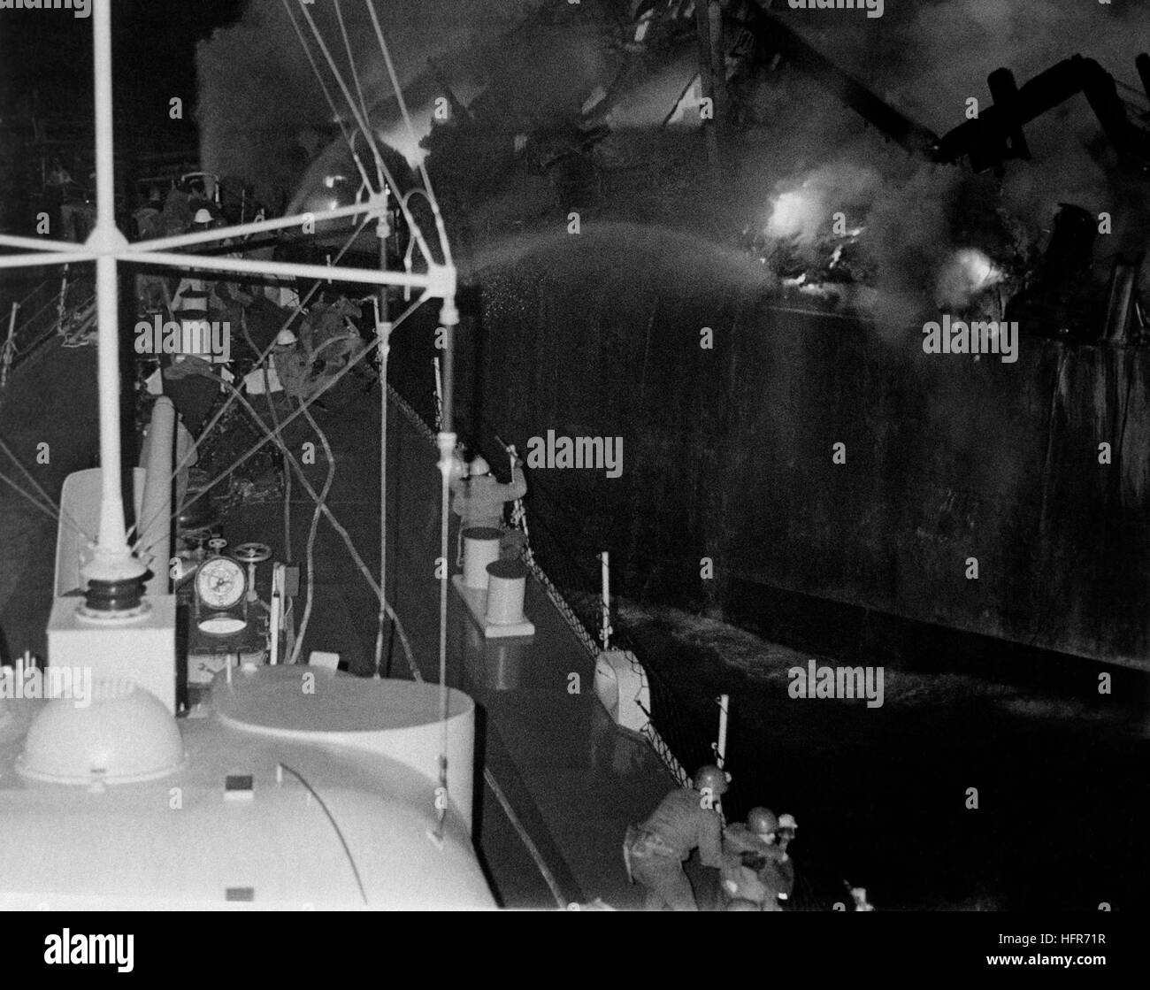 Aboard uss john f Black and White Stock Photos & Images - Alamy