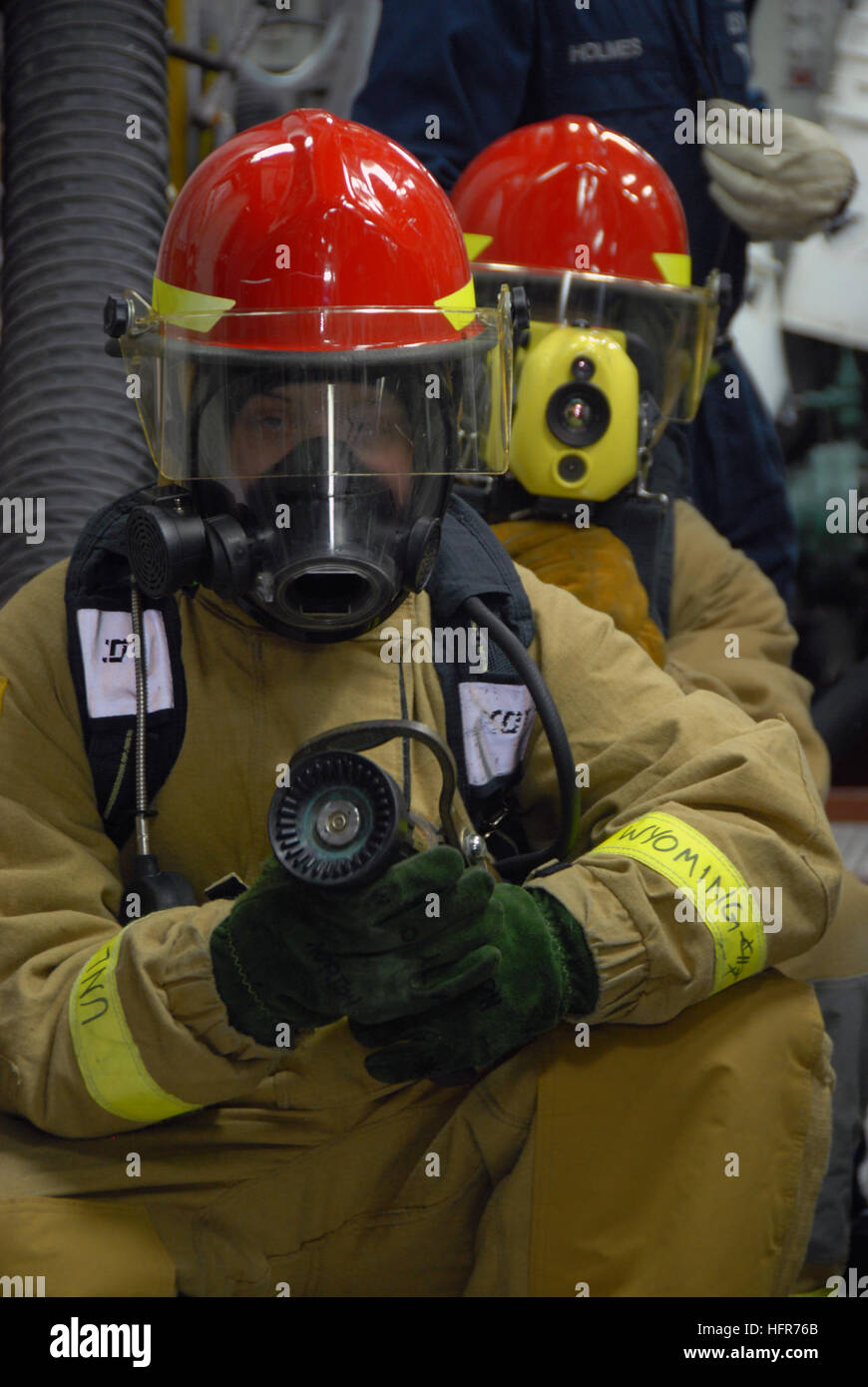 Shipboard firefighting skills of the crew hi-res stock photography and ...