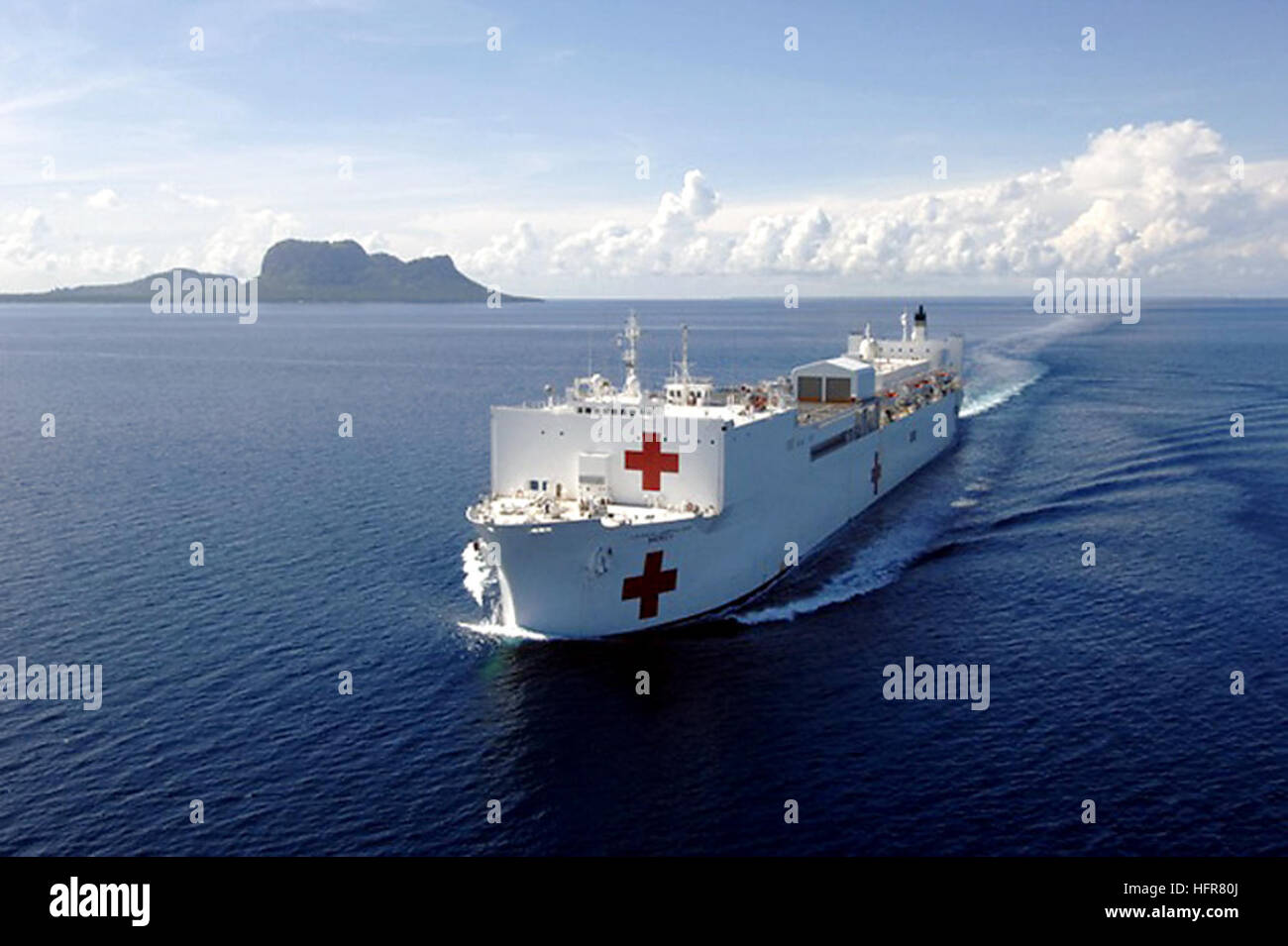 The U.S. Navy Ship Mercy is a hospital ship able to rapidly respond to ...