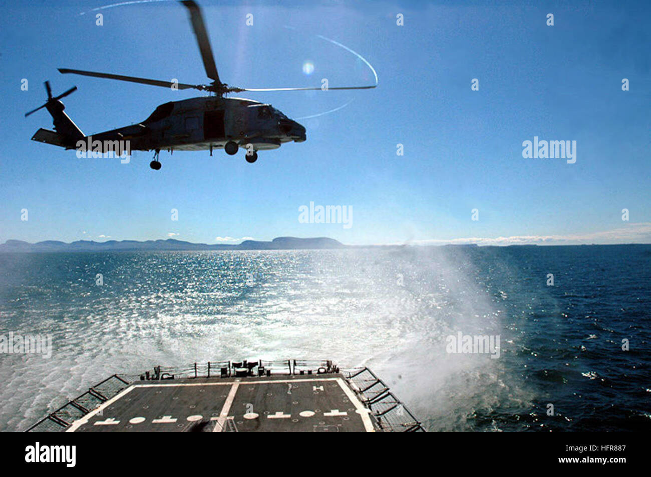060627-N-2456S-591 Atlantic Ocean (June 27, 2006) Ð An SH-60B Seahawk ...