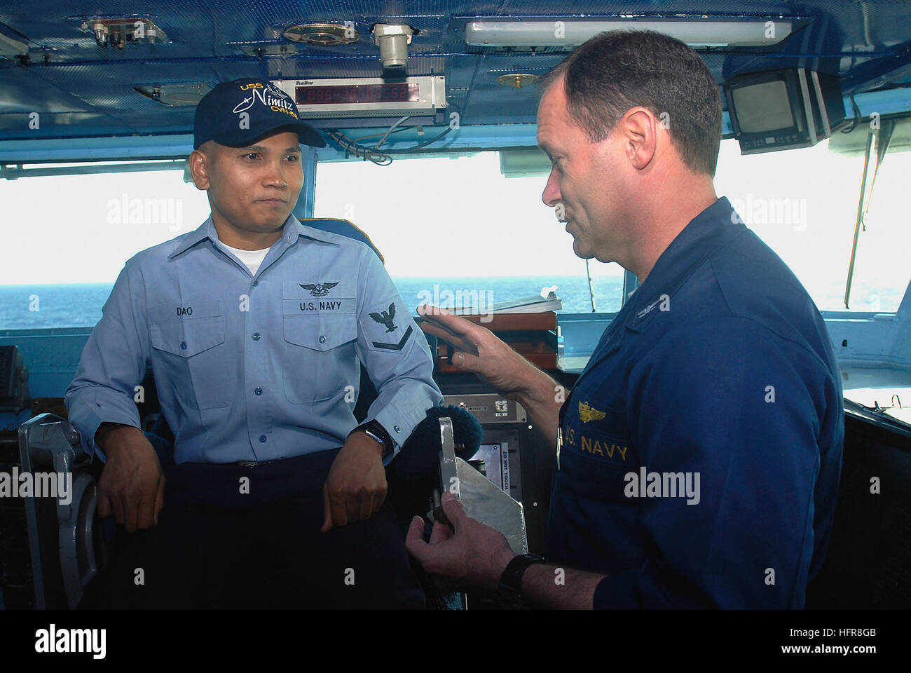 080205-N-5484G-023 PACIFIC OCEAN (Feb. 5, 2008) Capt. Michael Manazir ...