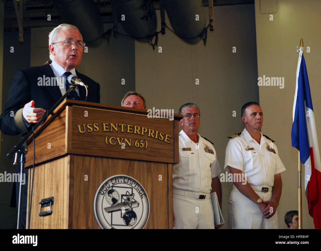 070726-N-8132M-074 CANNES, France (July 26, 2007) - U.S. Ambassador to ...