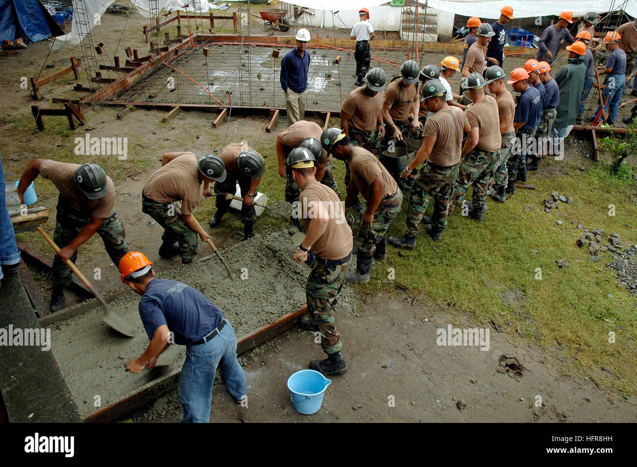 A seabee assigned to naval mobile construction battalion nmcb 23 hi-res ...
