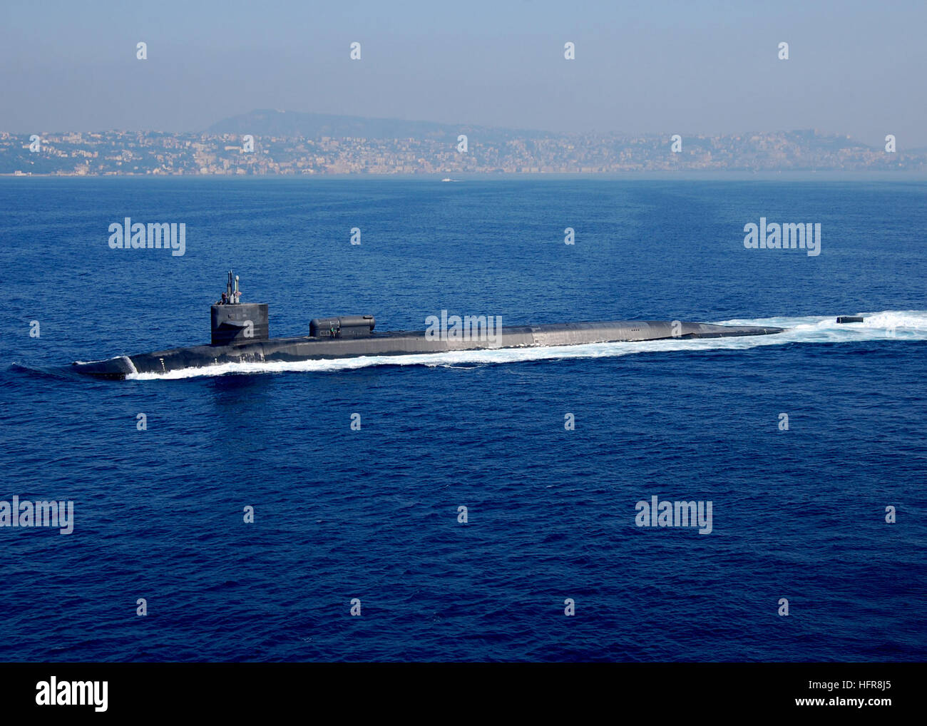 Ohio class guided missile submarine uss georgia ssgn 729 hi-res stock ...