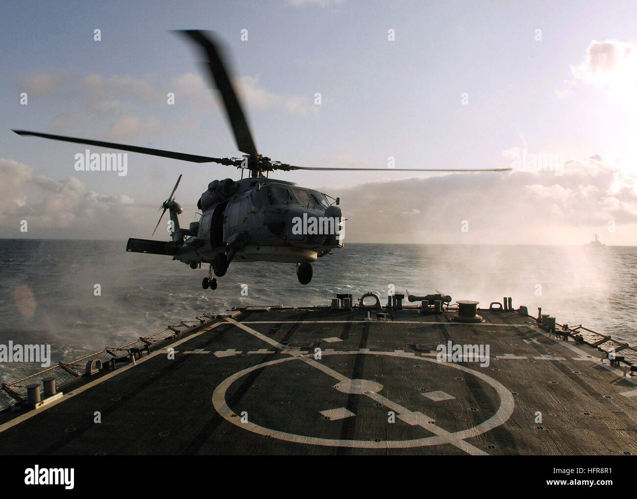 070814-N-8132M-019 INDIAN OCEAN (Aug. 14, 2007) - An SH-60B Seahawk ...