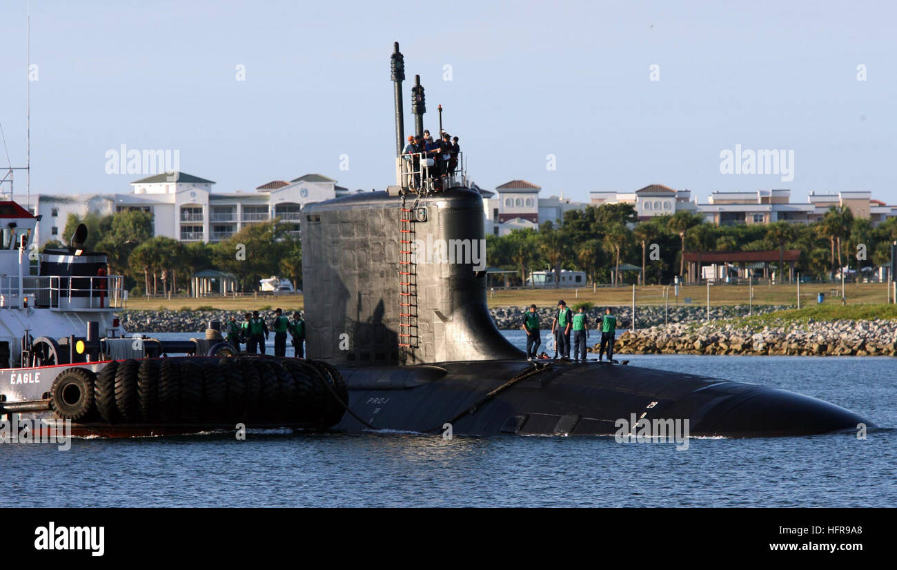 Virginia class submarine uss texas hi-res stock photography and images ...
