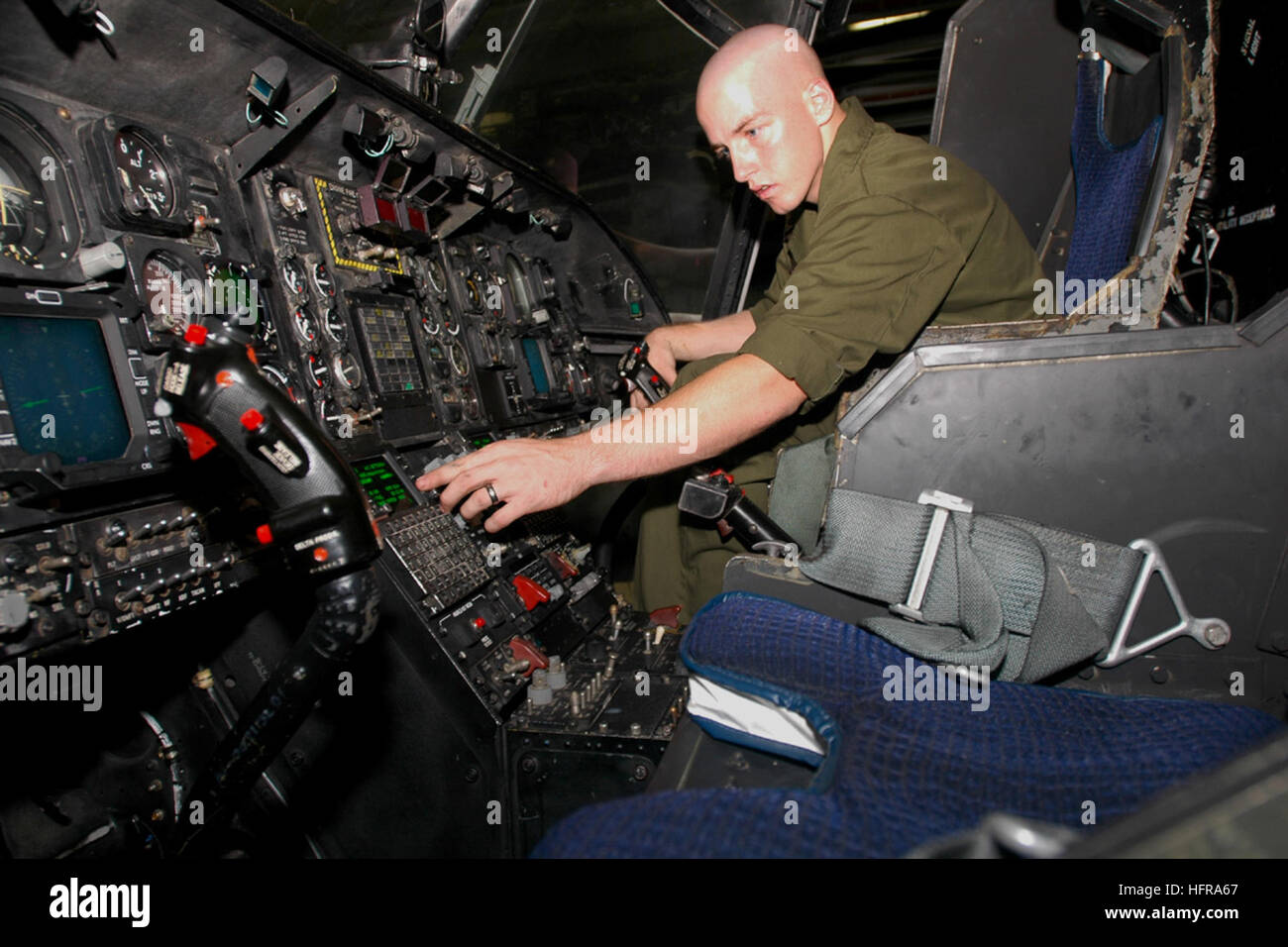 ABOARD USS BOXER (Oct. 2, 2006)--Marine Sgt. Josh Eogitch, Nashville ...