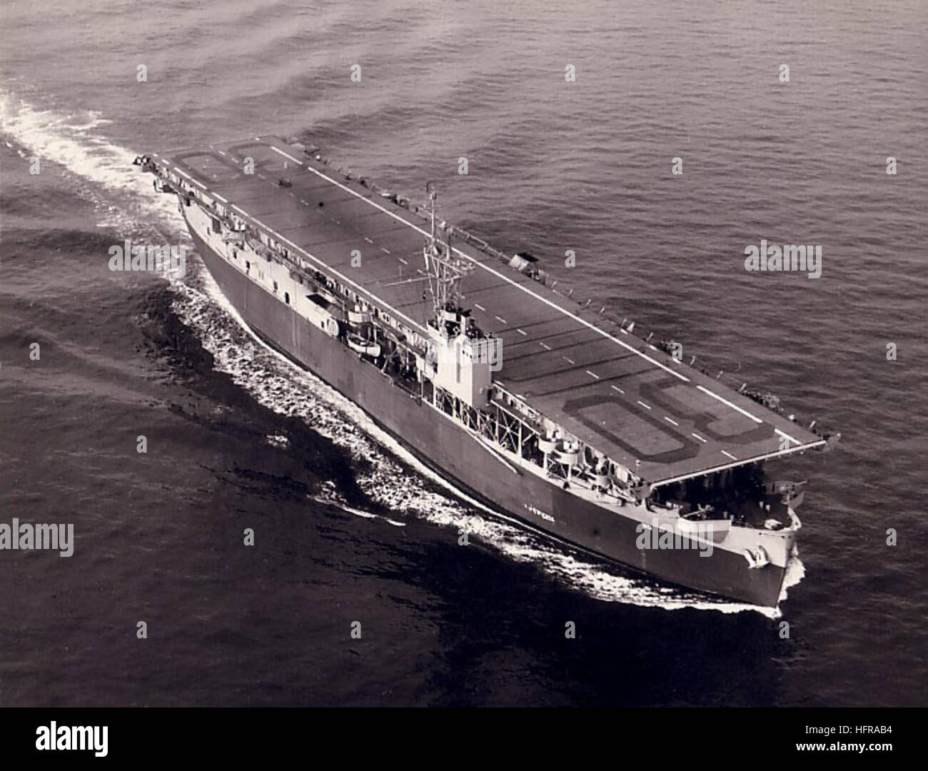 USS Charger CVE-30 Stock Photo - Alamy