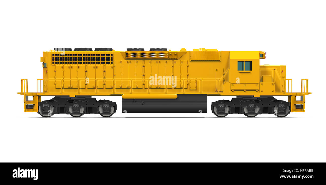 Yellow Freight Train Stock Photo - Alamy