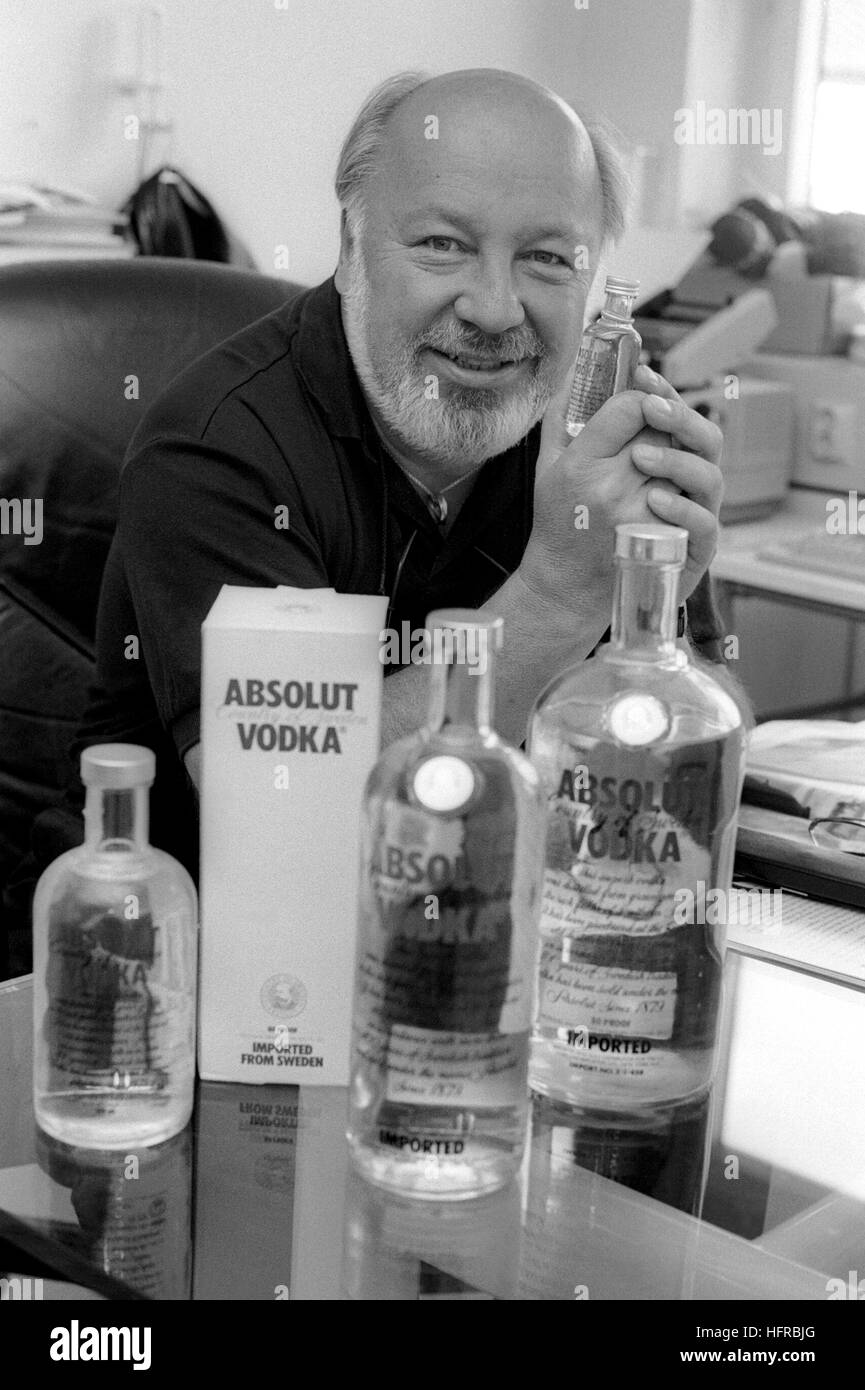 GUNNAR BROMAN the man behind the design and launch of Absolut Vodka ...