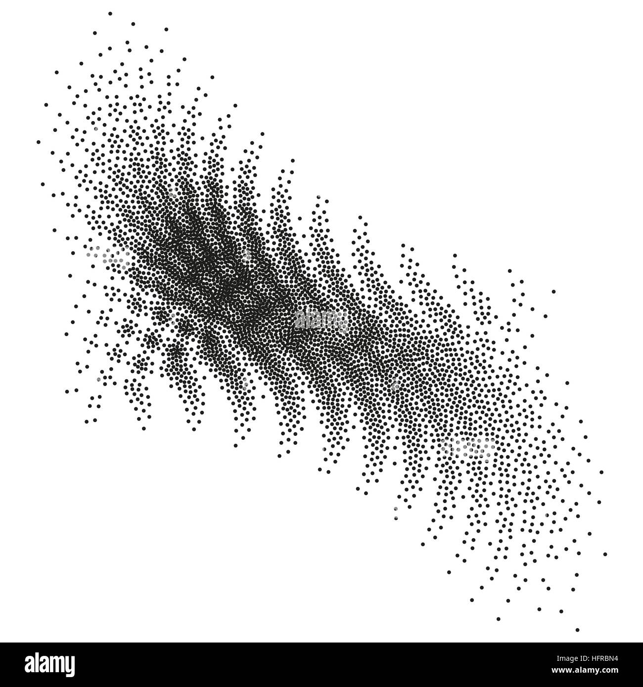 Style dotwork background. Abstract dotted stippling engraving. EPS 10 ...