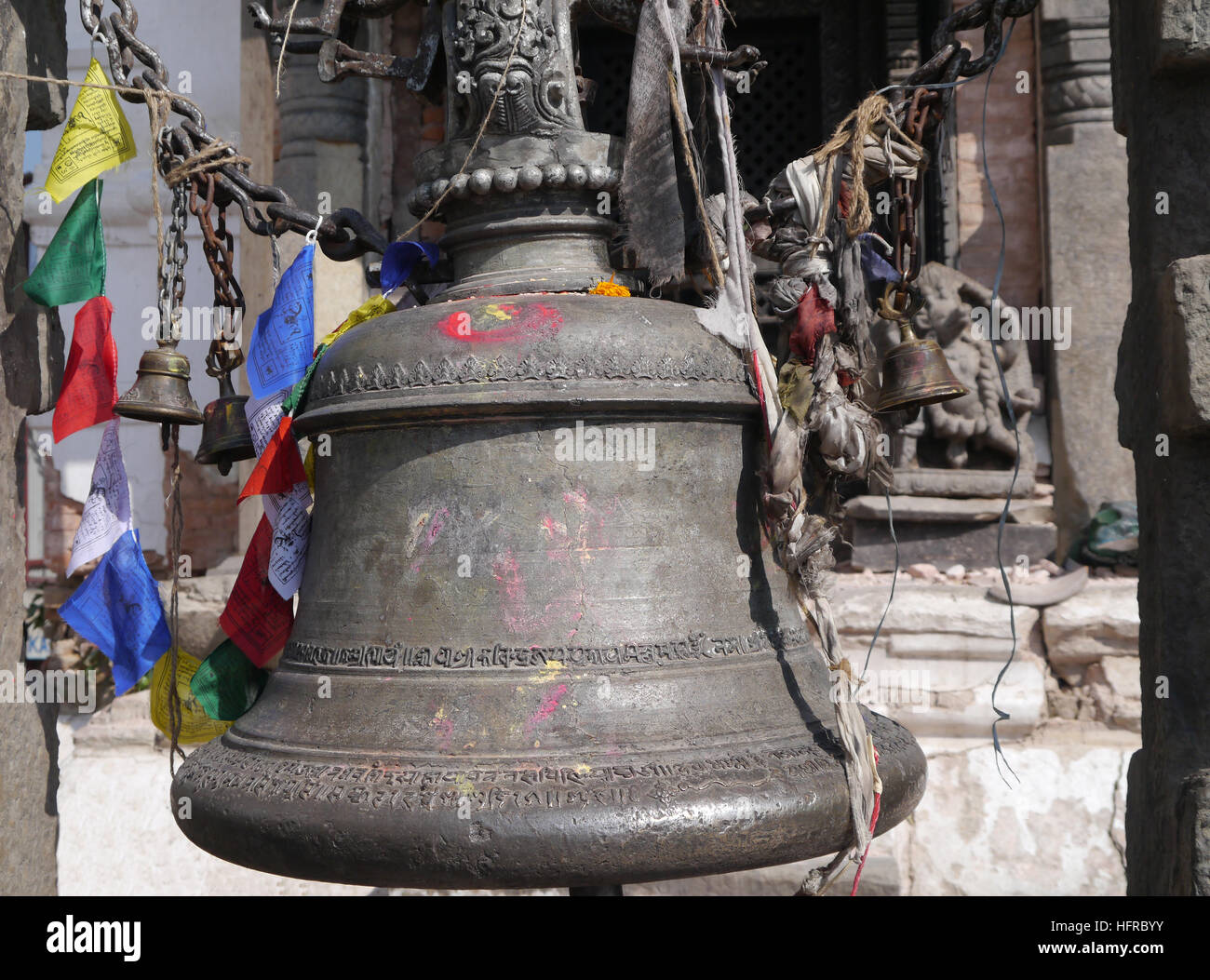 The Holy Bell that Wards off Evil Spirits at Swayambhunath (Monkey ...