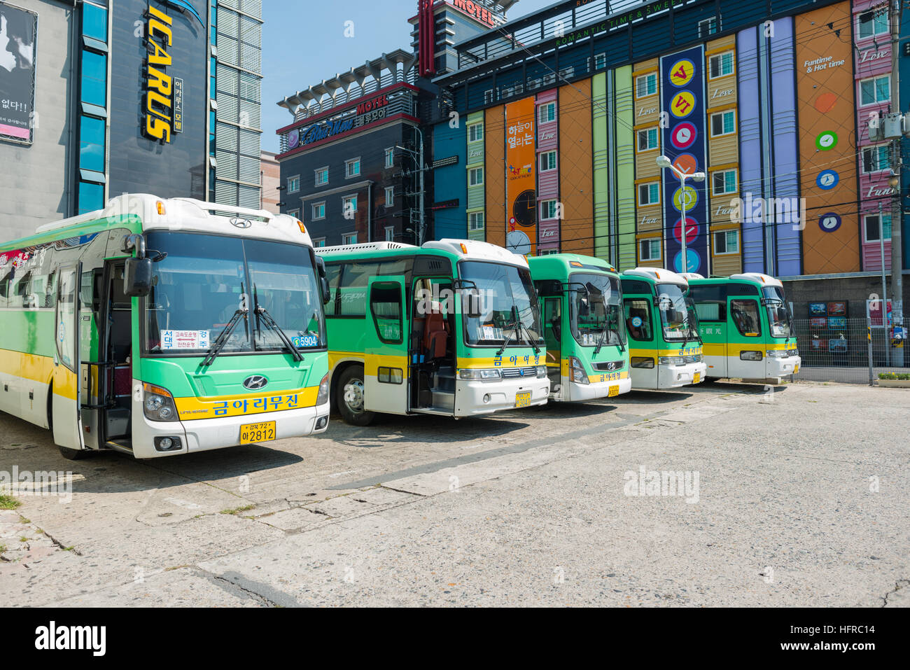 Ulsan city bus station, South Korea Stock Photo - Alamy