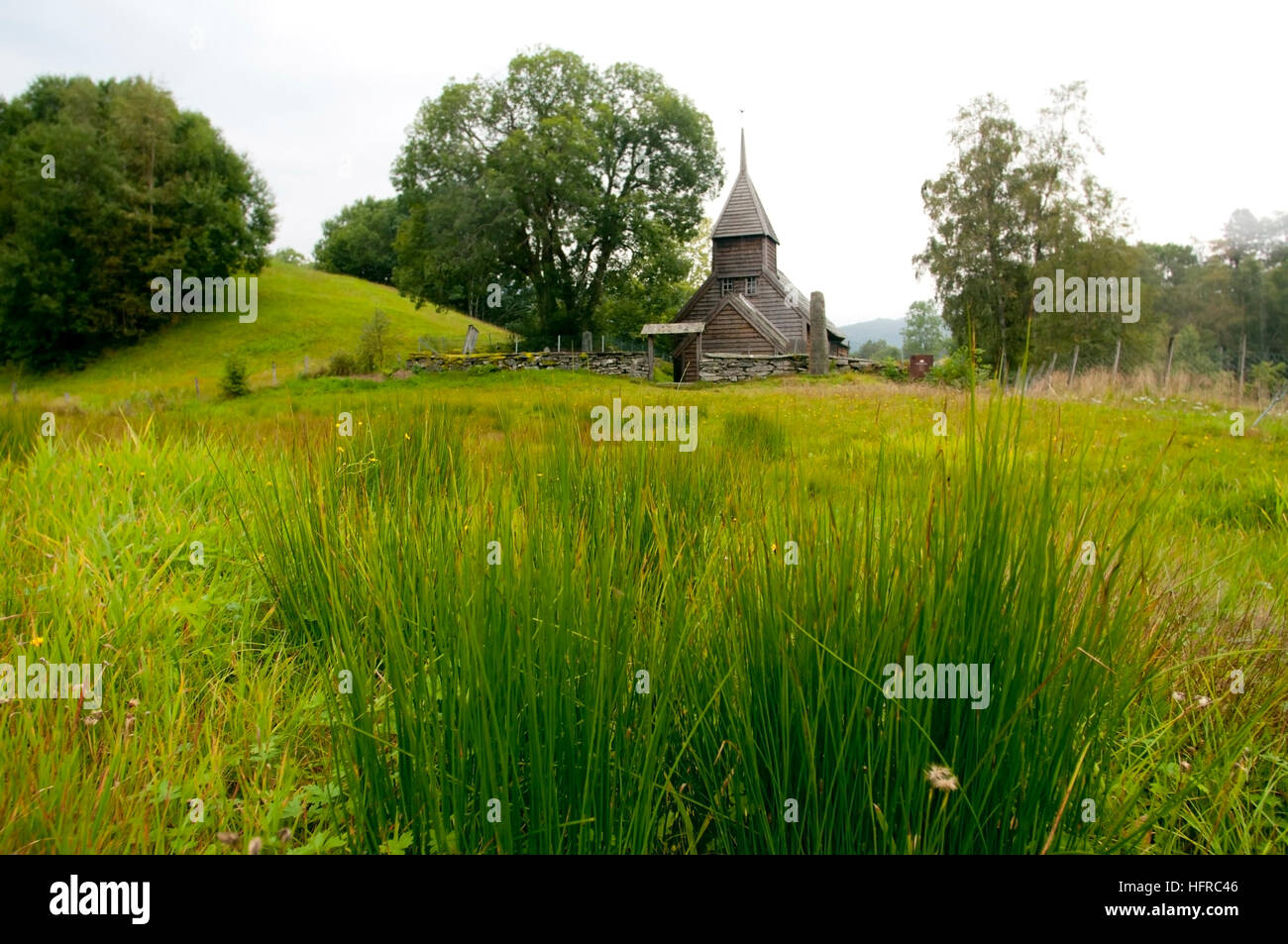 Wood detail borgund stave church hi-res stock photography and images ...
