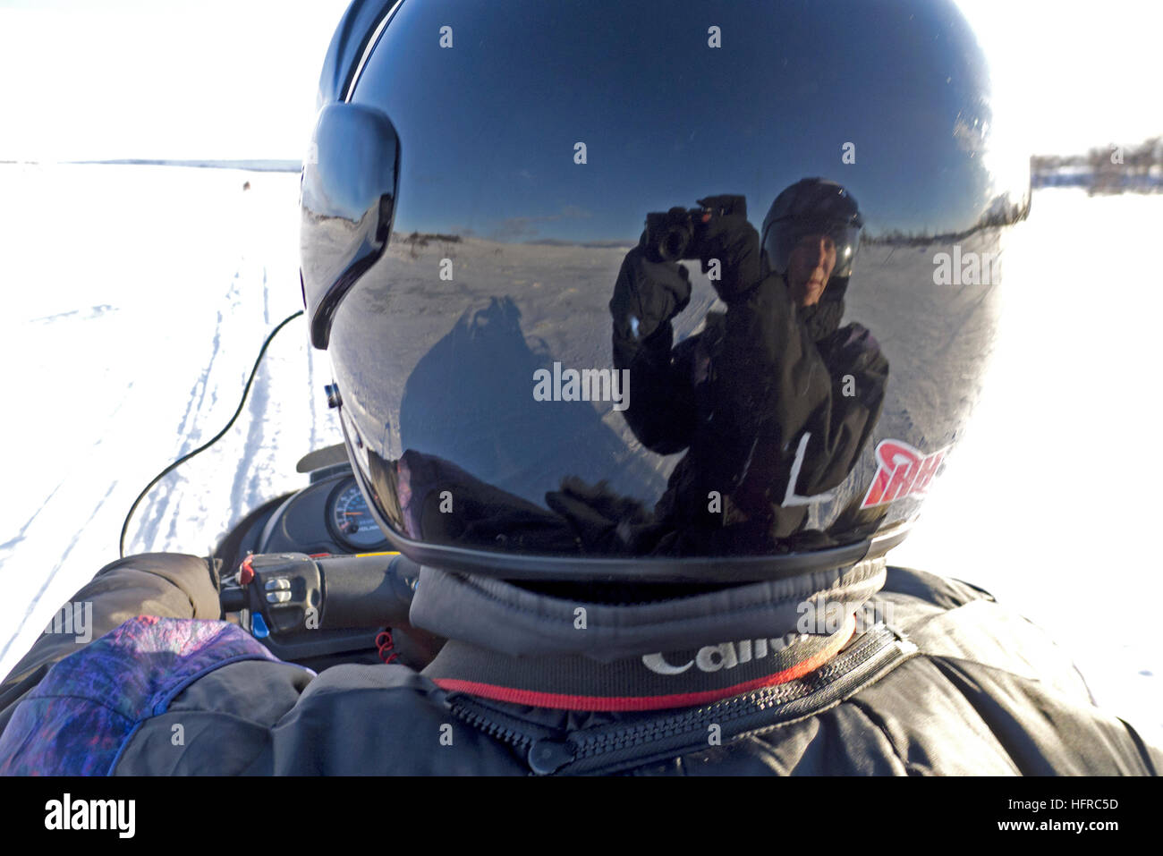 Snowmobiling norway hi-res stock photography and images - Alamy