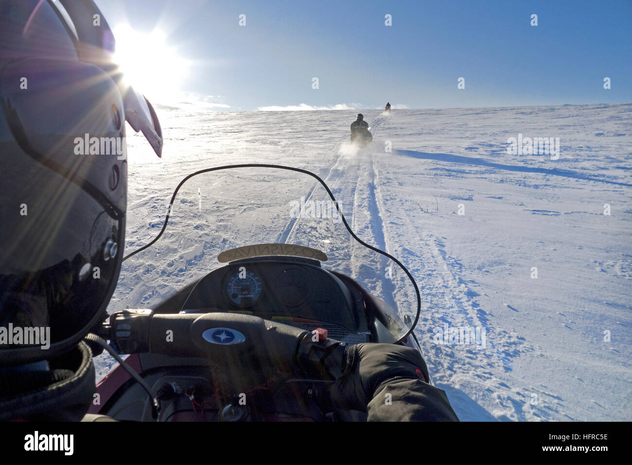Svalbard snowmobiling hi-res stock photography and images - Alamy