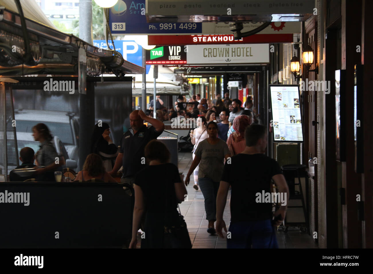 ‘Eat Street’ Church Street, Parramatta in Western Sydney, Australia ...