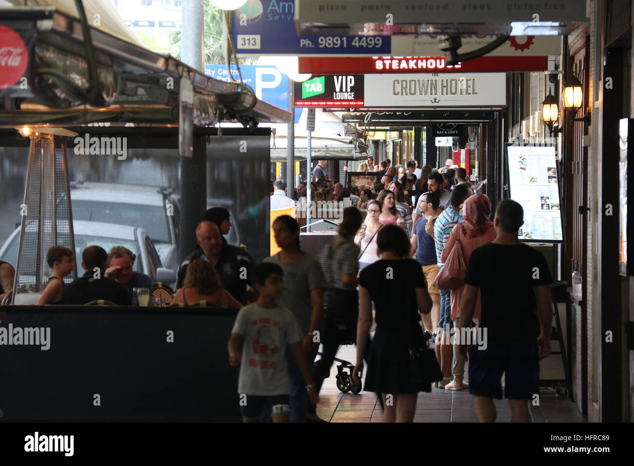 ‘Eat Street’ Church Street, Parramatta in Western Sydney, Australia ...