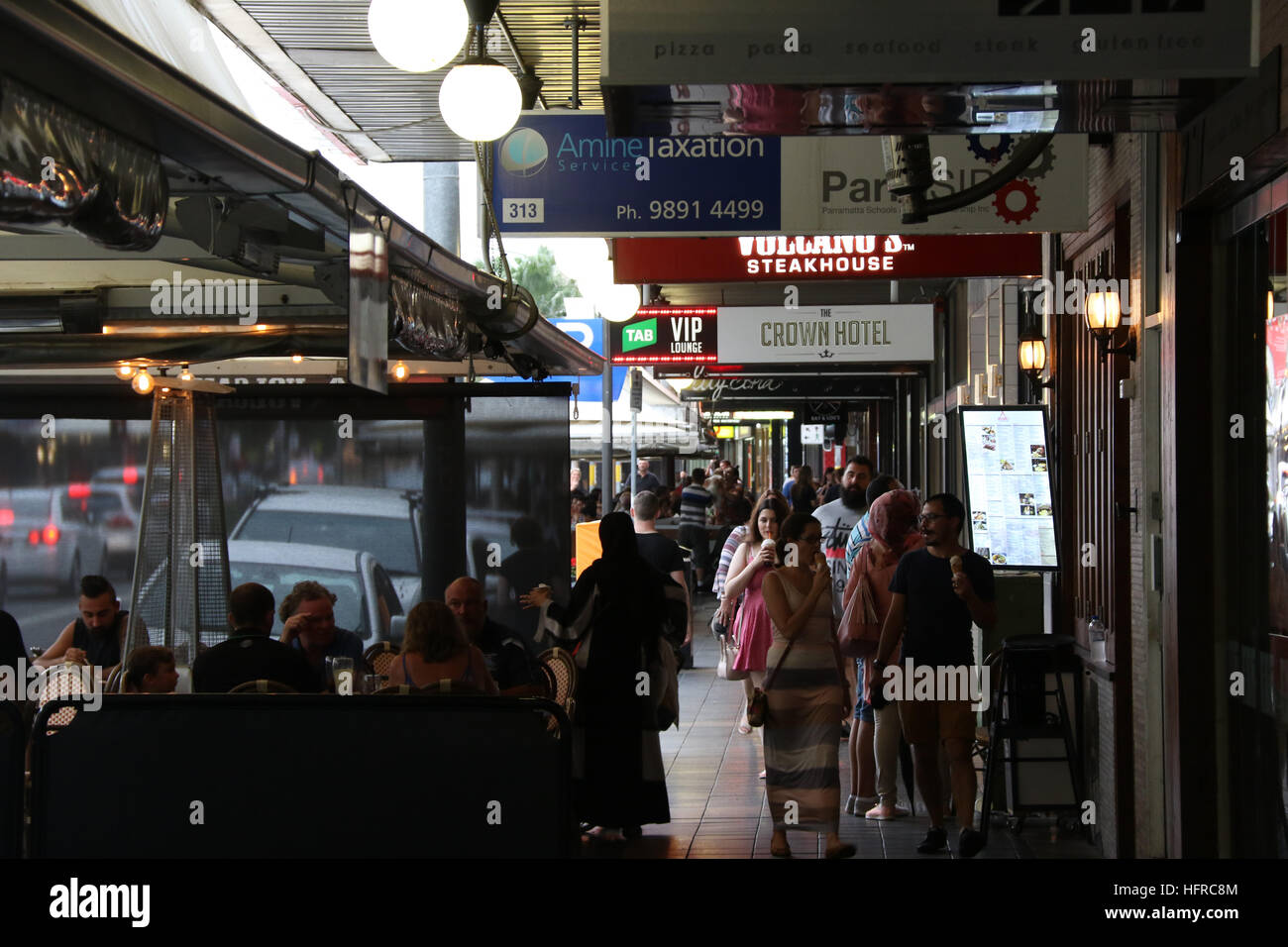 ‘Eat Street’ Church Street, Parramatta in Western Sydney, Australia ...