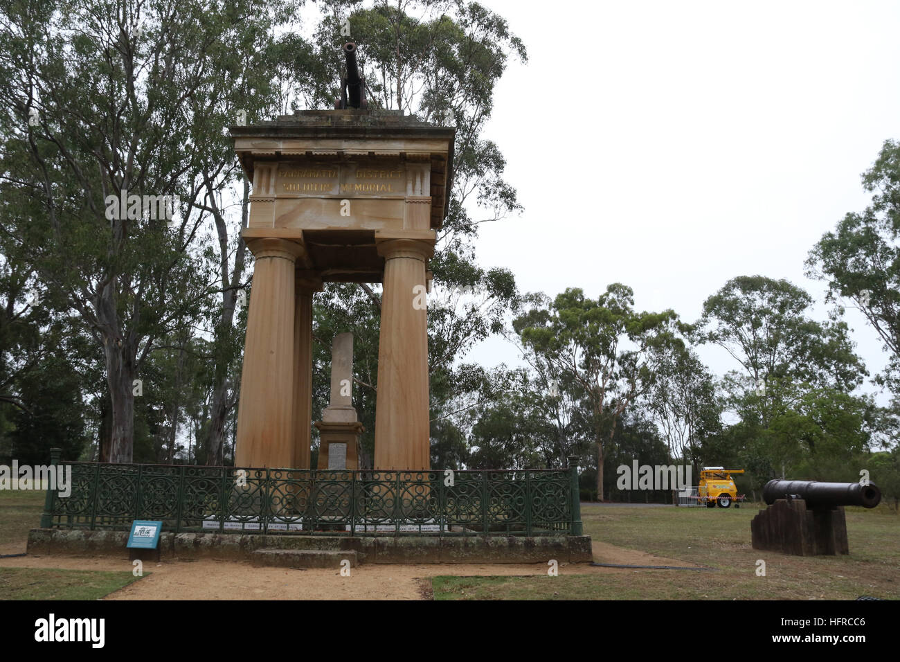 Boer War Memorial, Parramatta Park Stock Photo - Alamy