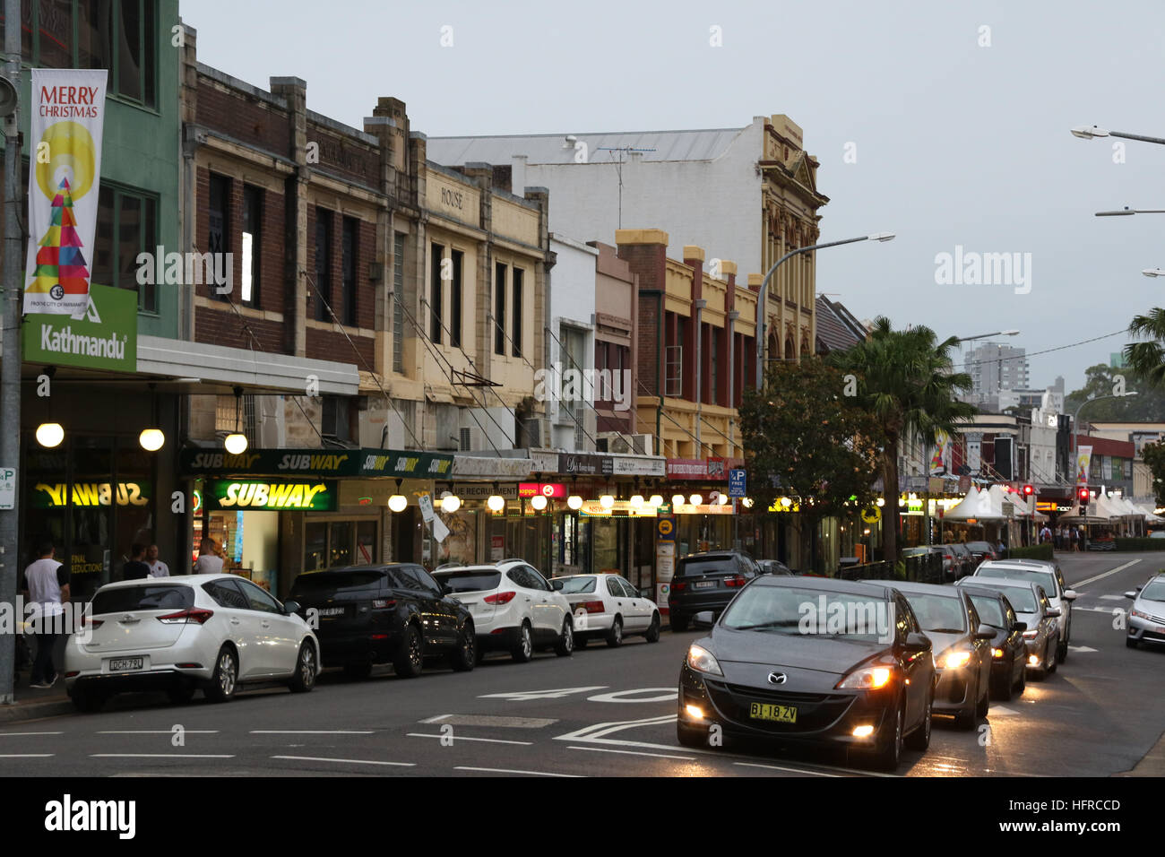 ‘Eat Street’ Church Street, Parramatta in Western Sydney, Australia ...