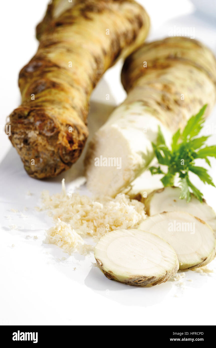 Horseradish (Armoracia rusticana Stock Photo - Alamy