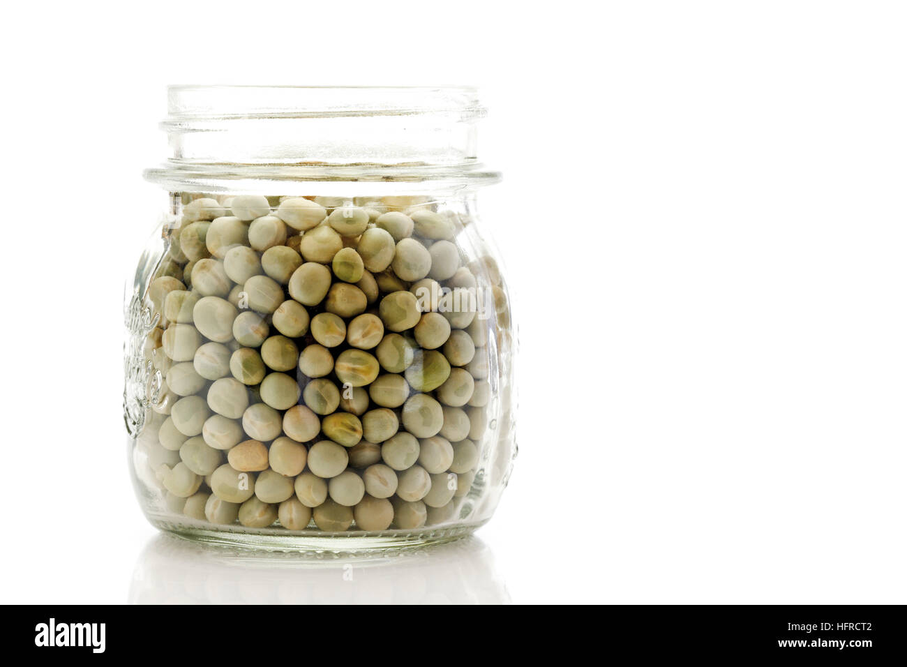 Peas in a jar Stock Photo - Alamy