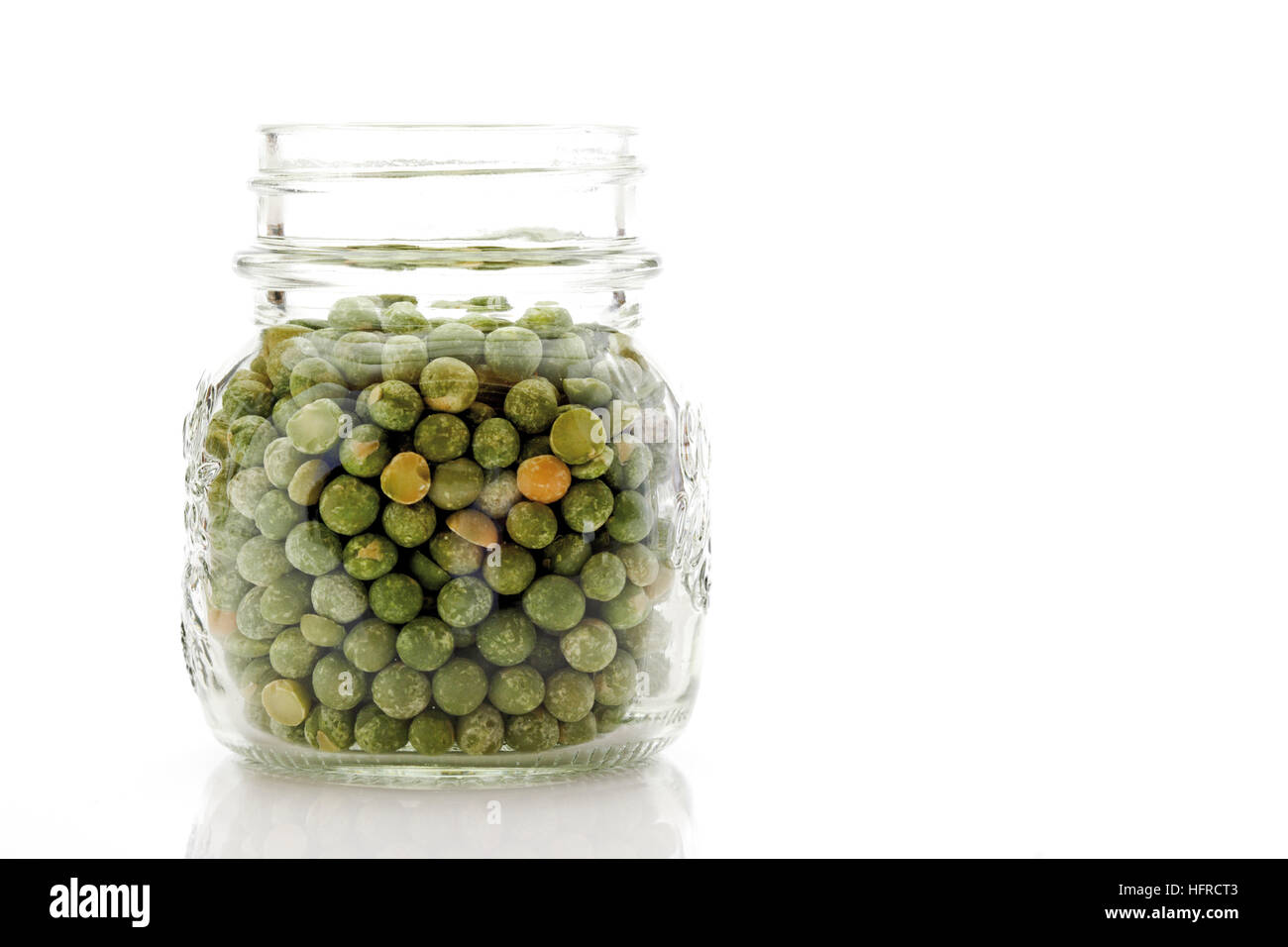 Peas in a jar Stock Photo - Alamy