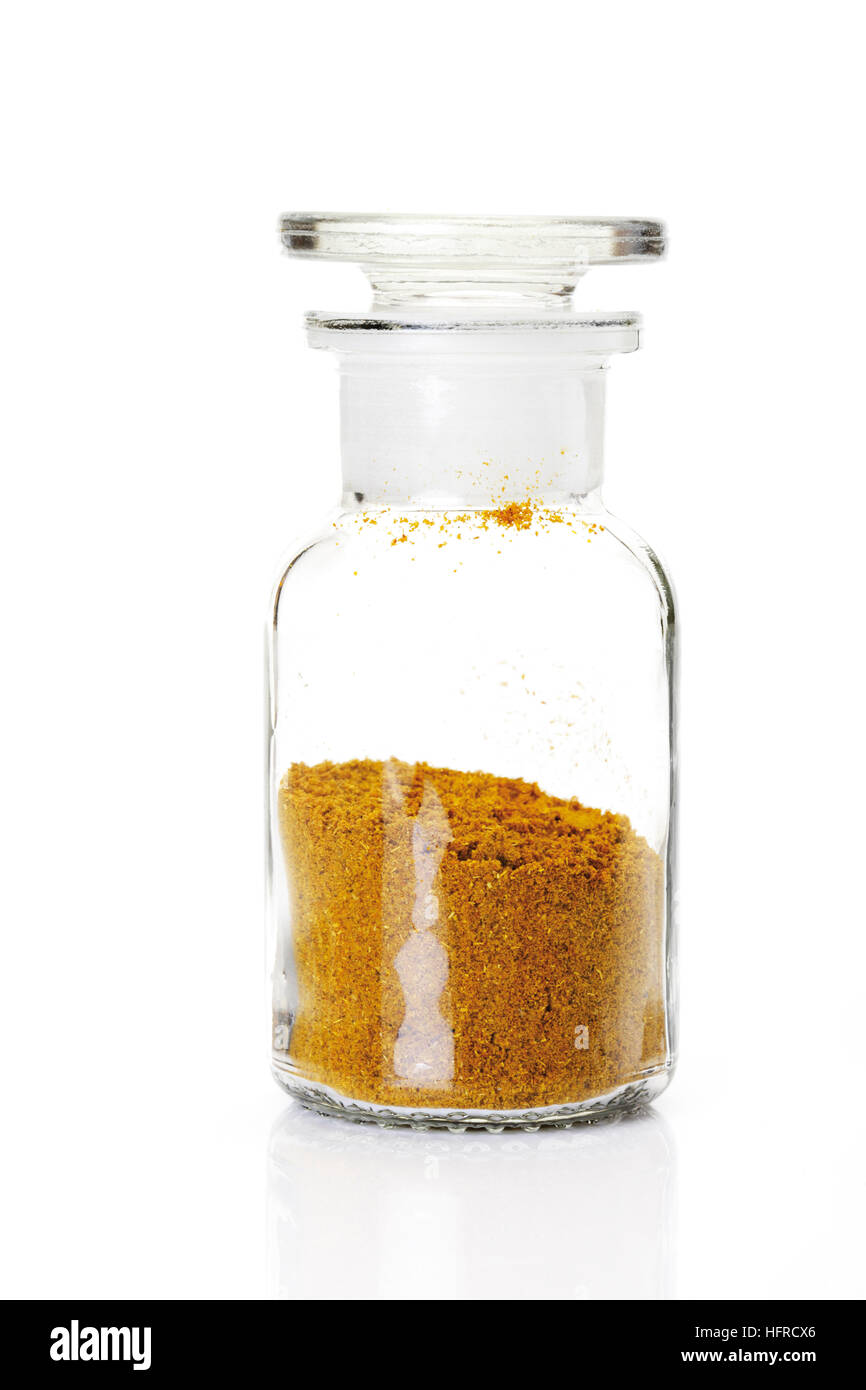 Curry powder in a vial Stock Photo - Alamy