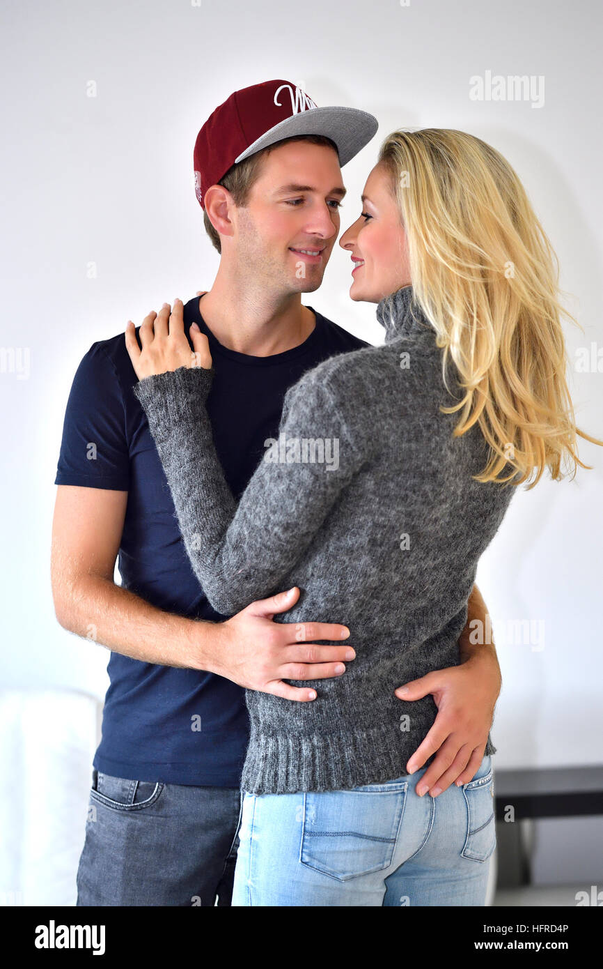 Young couple, lovers hugging Stock Photo - Alamy