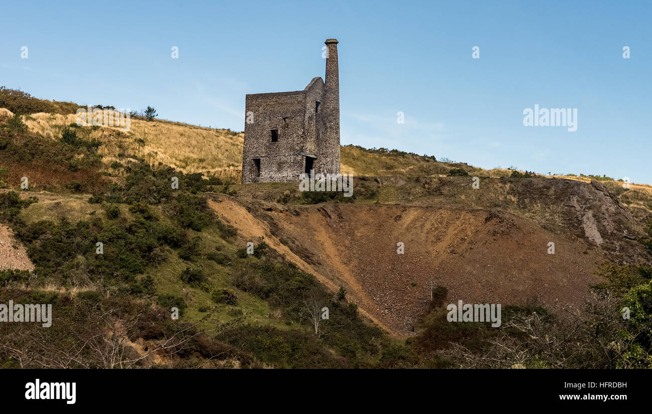 Wheal Friendship Pump House Stock Photo - Alamy