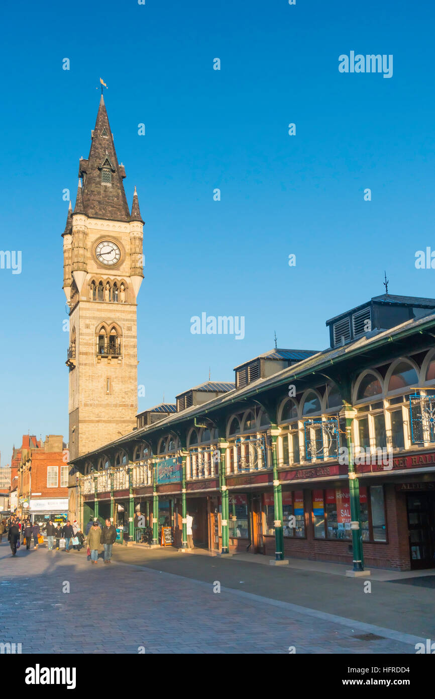 Clock Tower Darlington Town Centre High Resolution Stock Photography ...