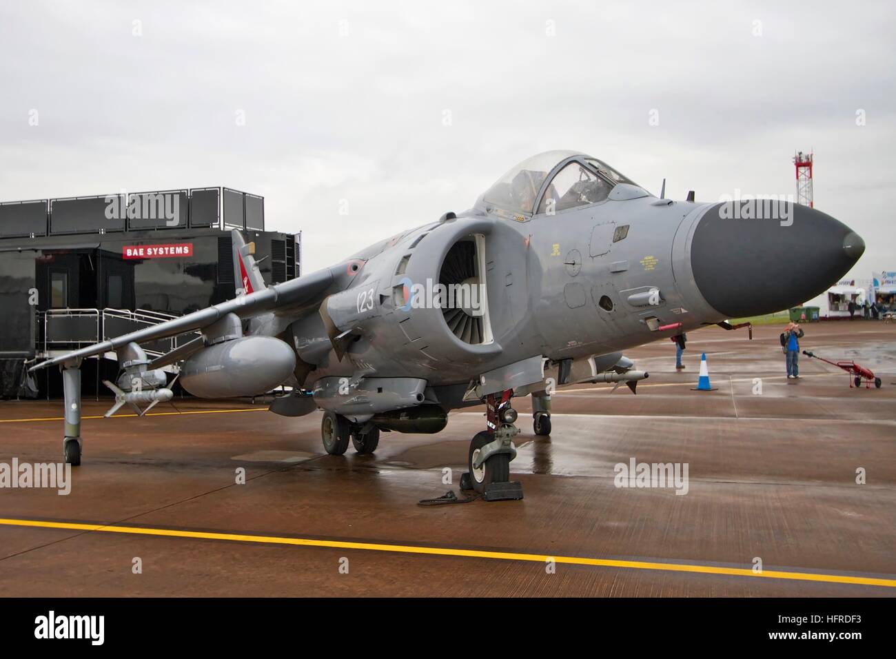 BAE Systems Sea Harrier Jump Jet Stock Photo - Alamy