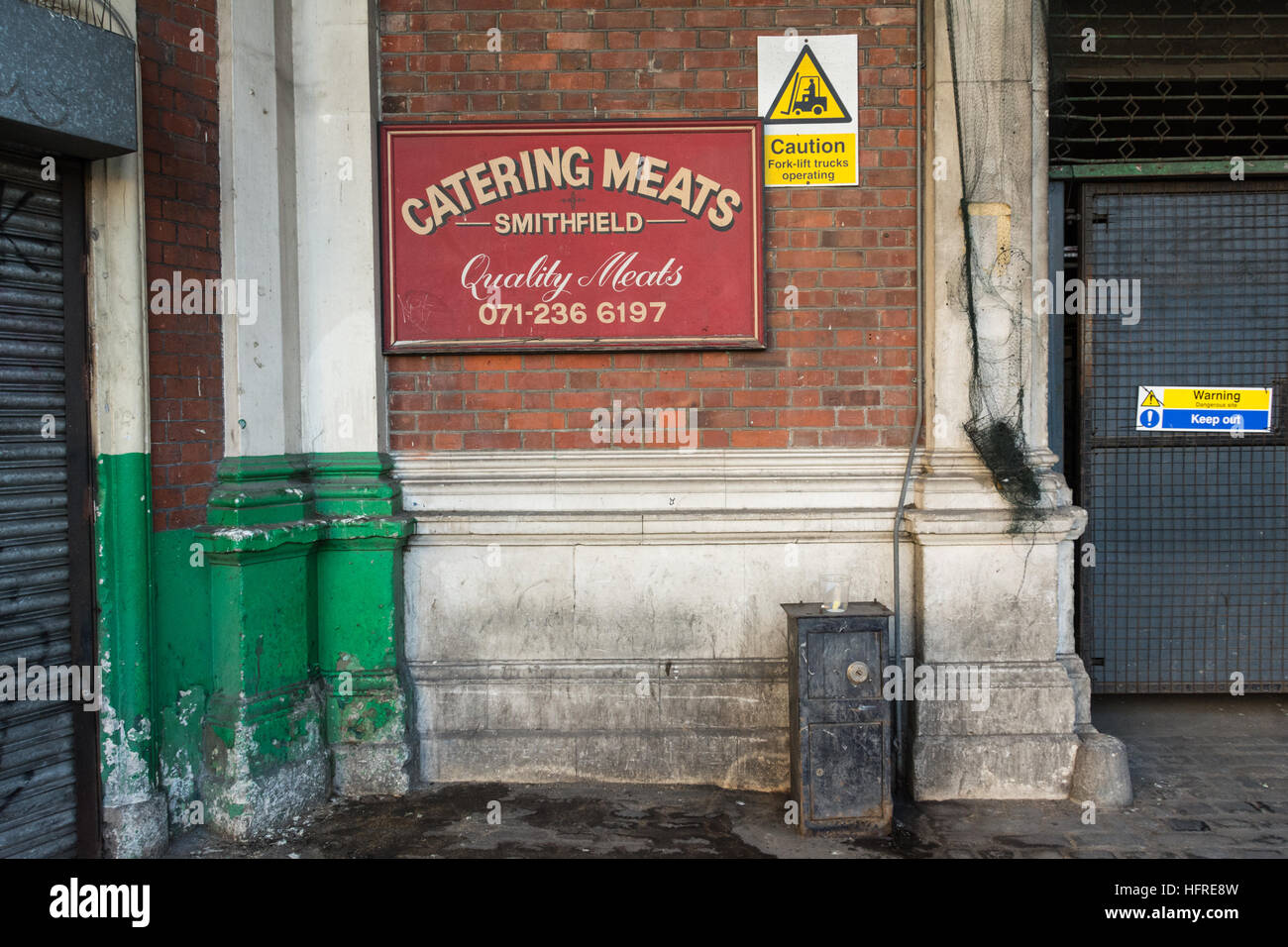 Catering Meats at the Smithfield Meat Market in Central London, UK ...