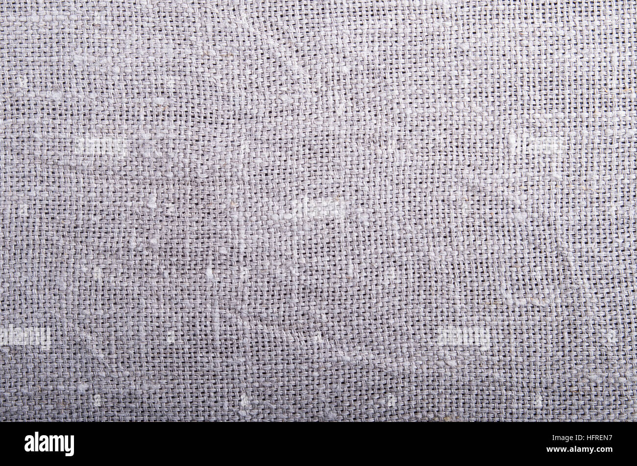 Grey fabric background burlap closeup Stock Photo - Alamy