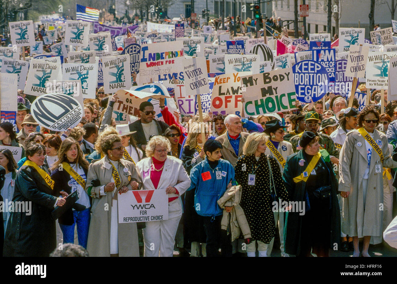 Washington, DC., USA, 5th April, 1992 Hundreds of thousands of people ...