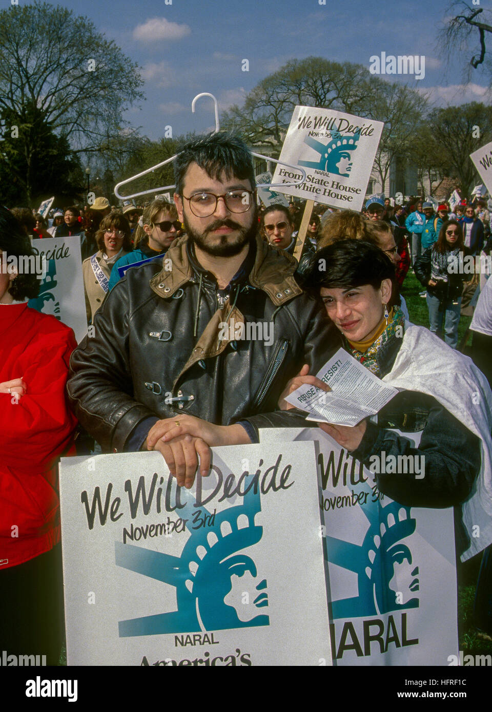 Washington, DC., USA, 5th April, 1992 Hundreds of thousands of people ...