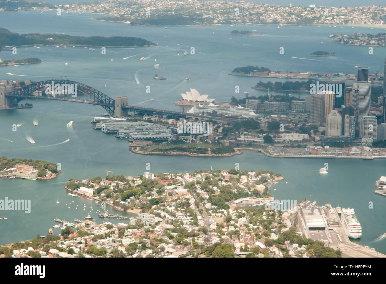 Sydney Aerial View - Australia Stock Photo - Alamy