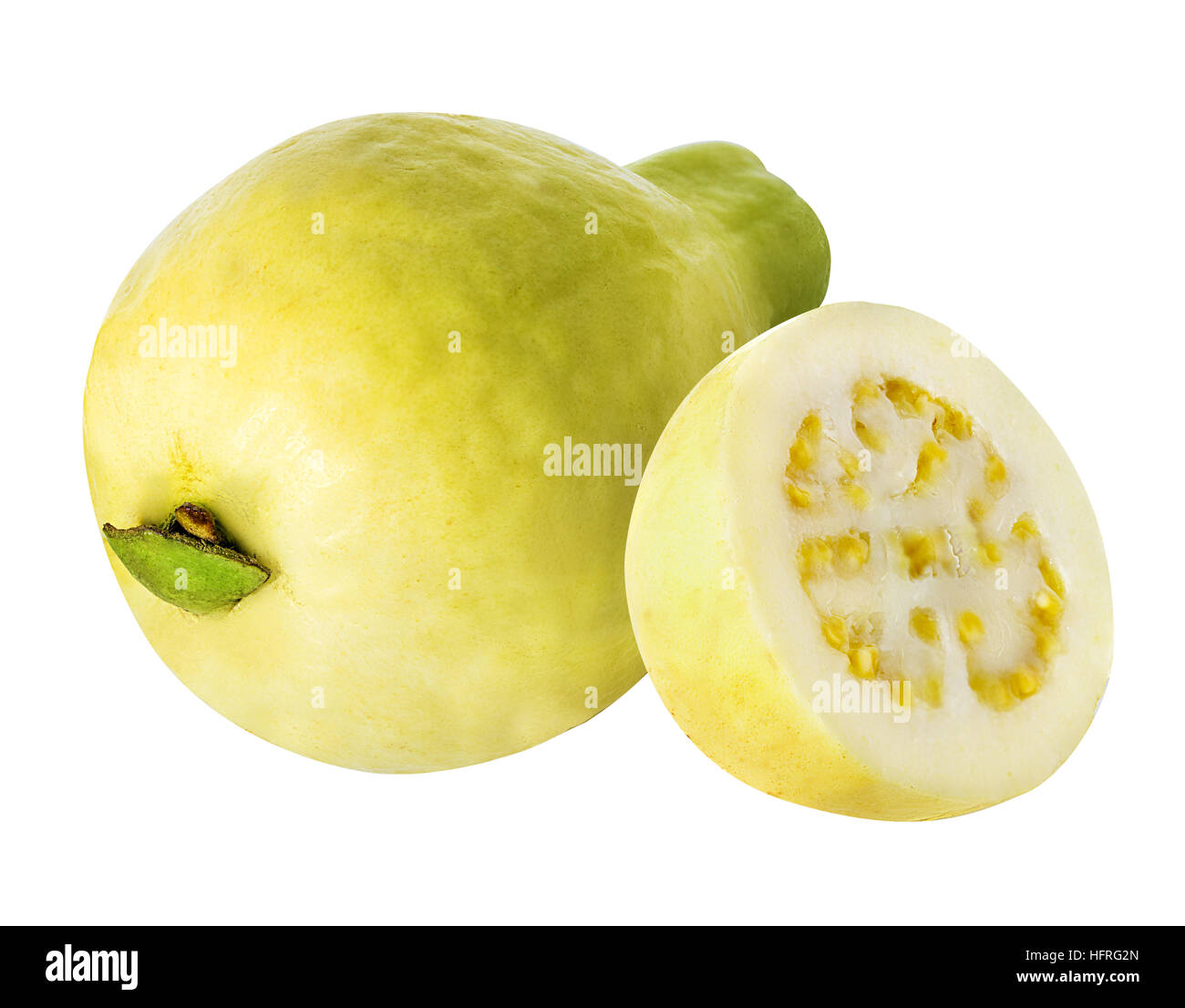 guava isolated on white background Stock Photo - Alamy