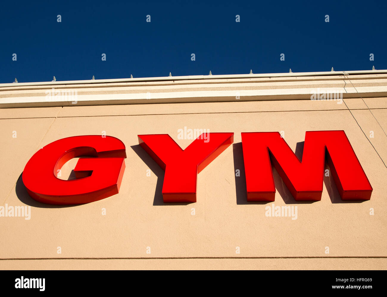 Gym sign hi-res stock photography and images - Alamy