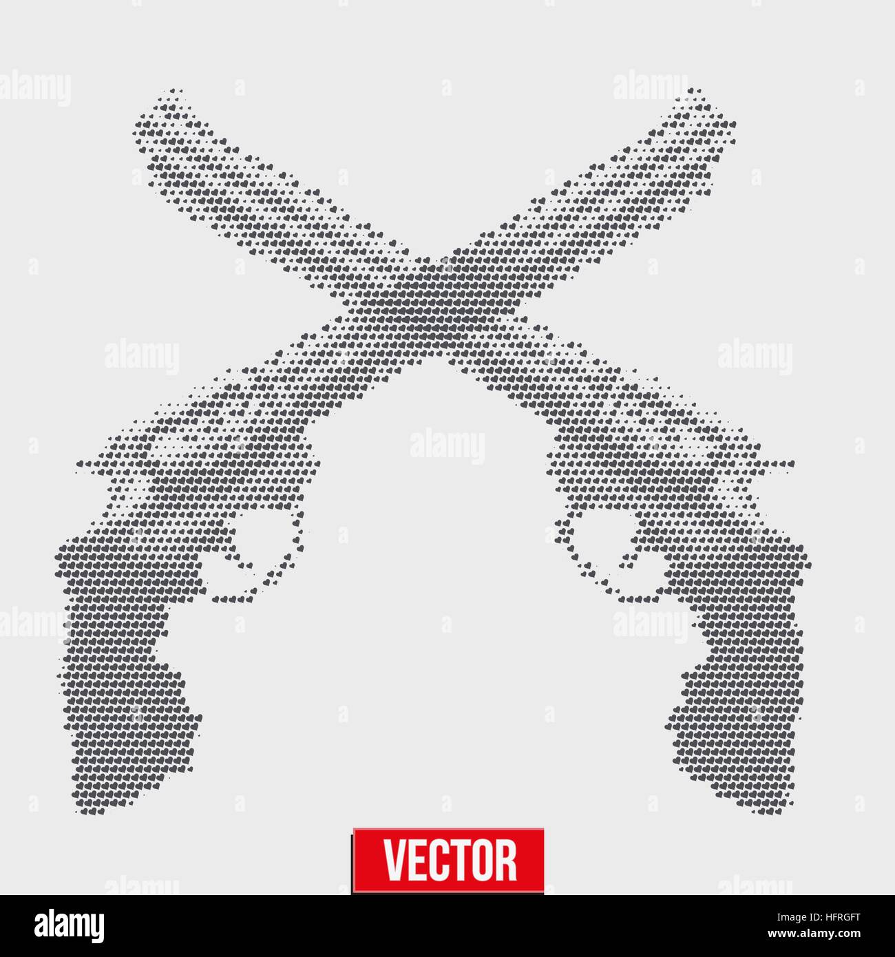 Crossed revolvers hi-res stock photography and images - Alamy