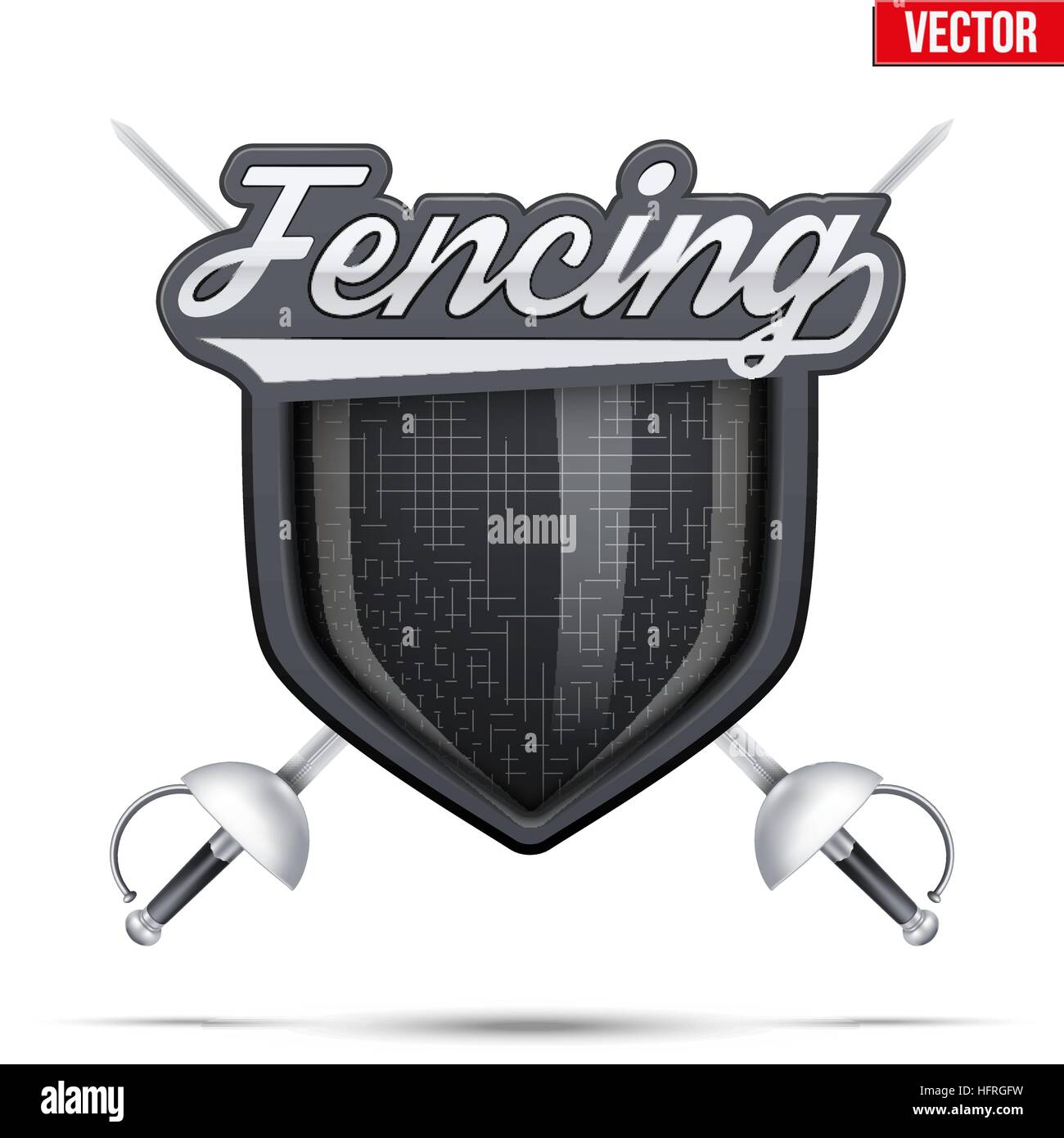 Fencing sport design Stock Vector Images - Alamy
