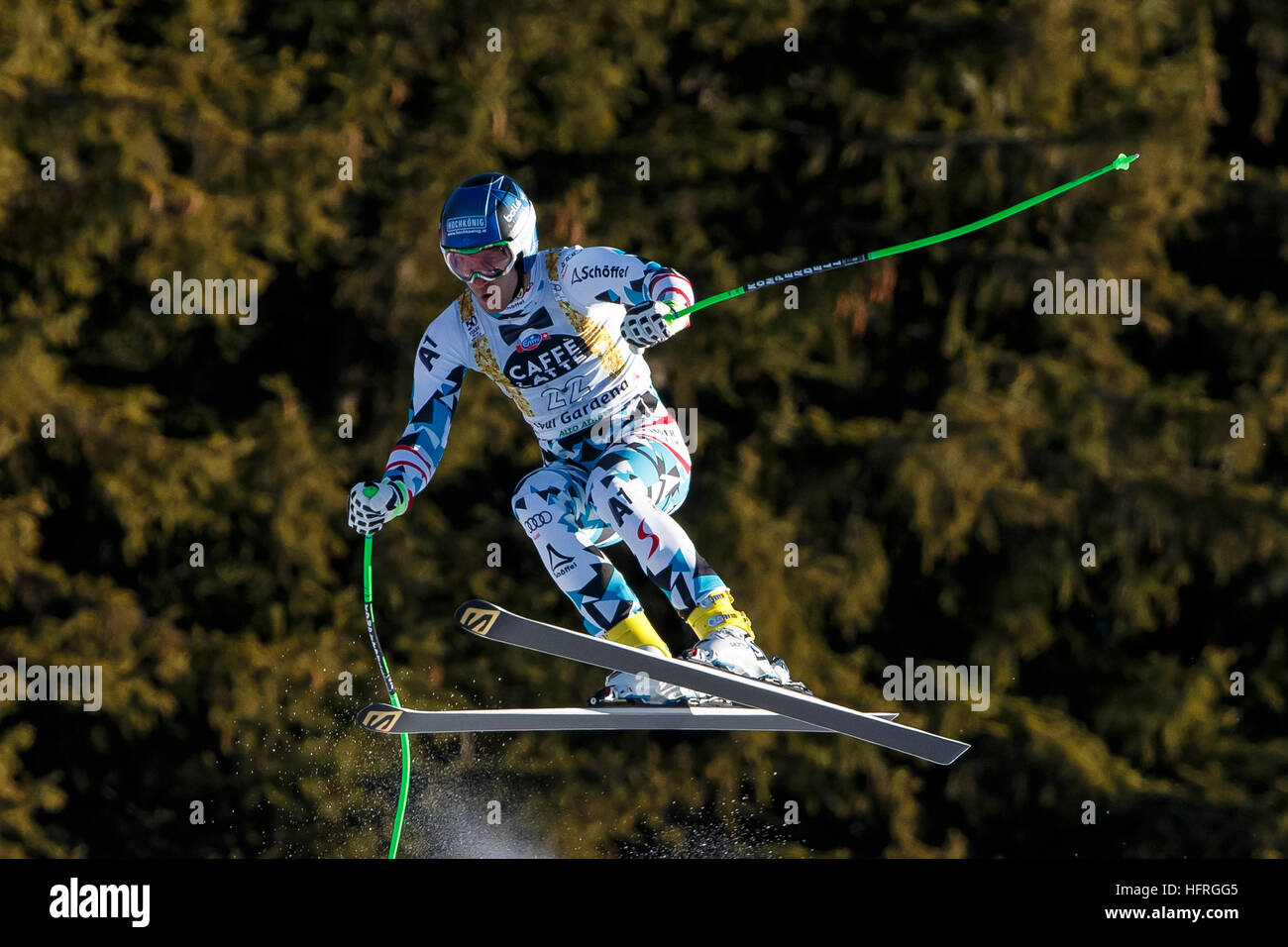 Val Gardena, Italy 16 December 2016. SCHWEIGER Patrick (Aut) competing ...