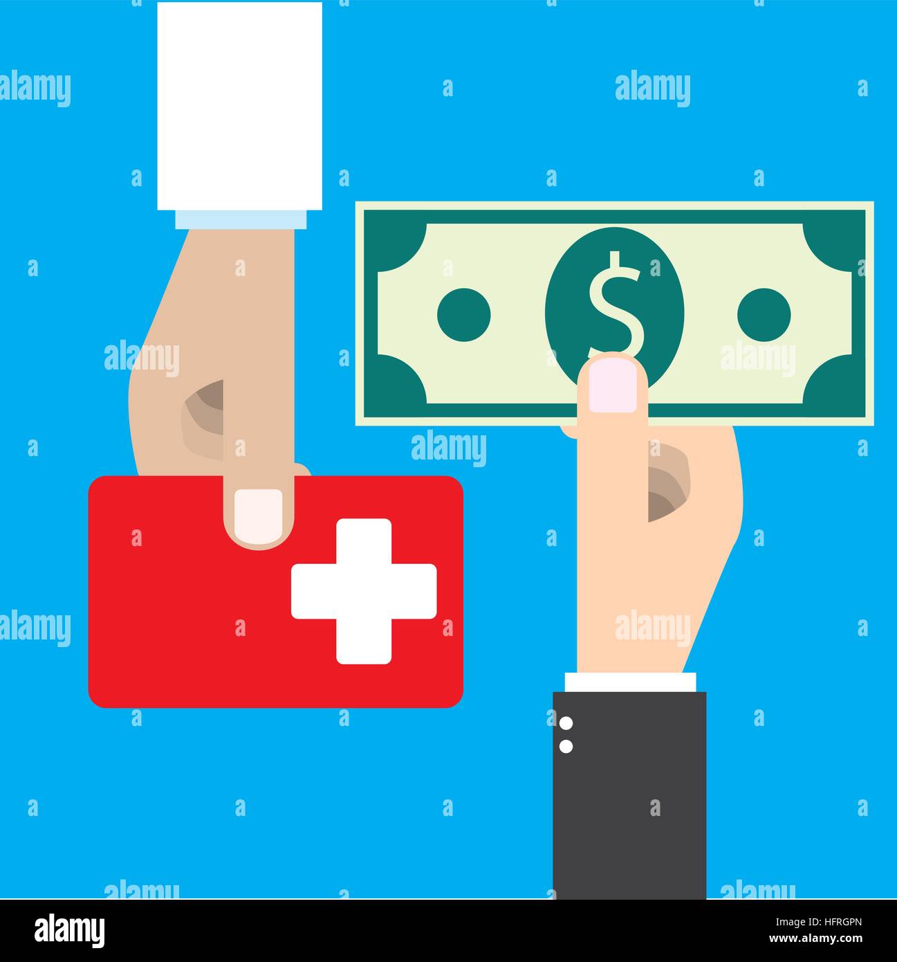 Hospital gown back Stock Vector Images - Alamy