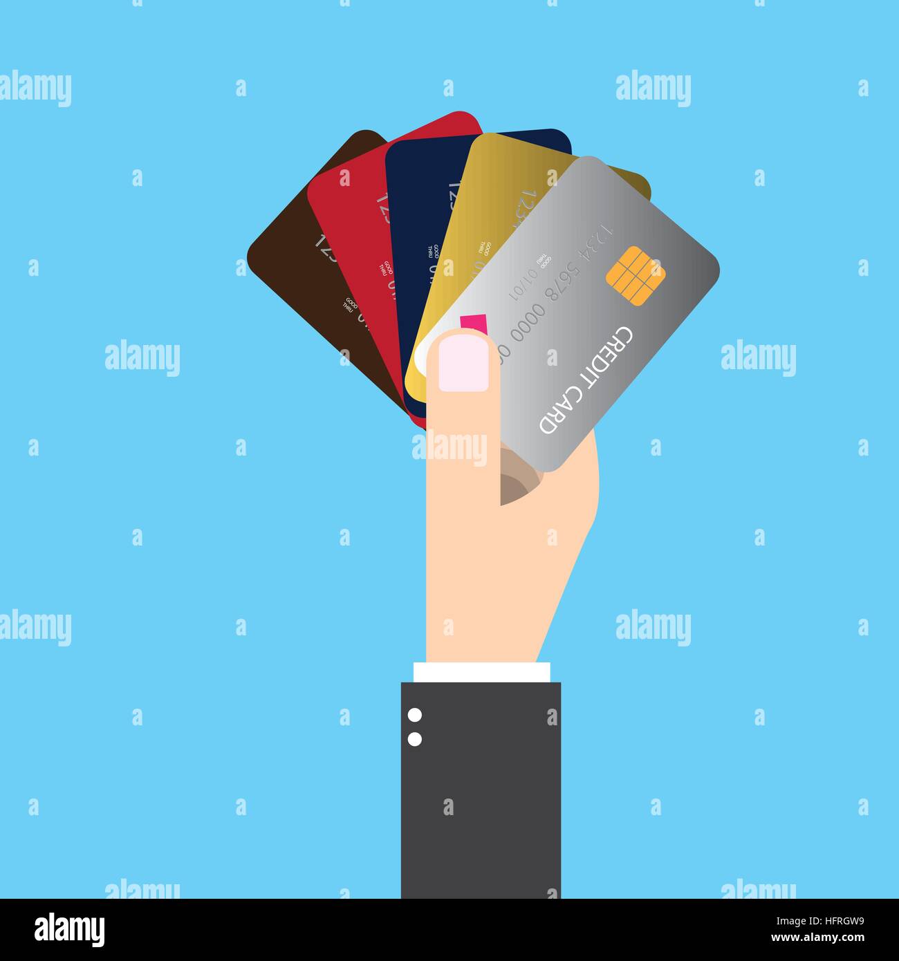 Buying dept Stock Vector Images - Alamy